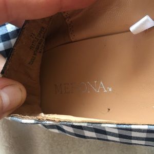 Merona | Shoes | Merona Espadrille Blue White Checkered Slip On | Poshmark